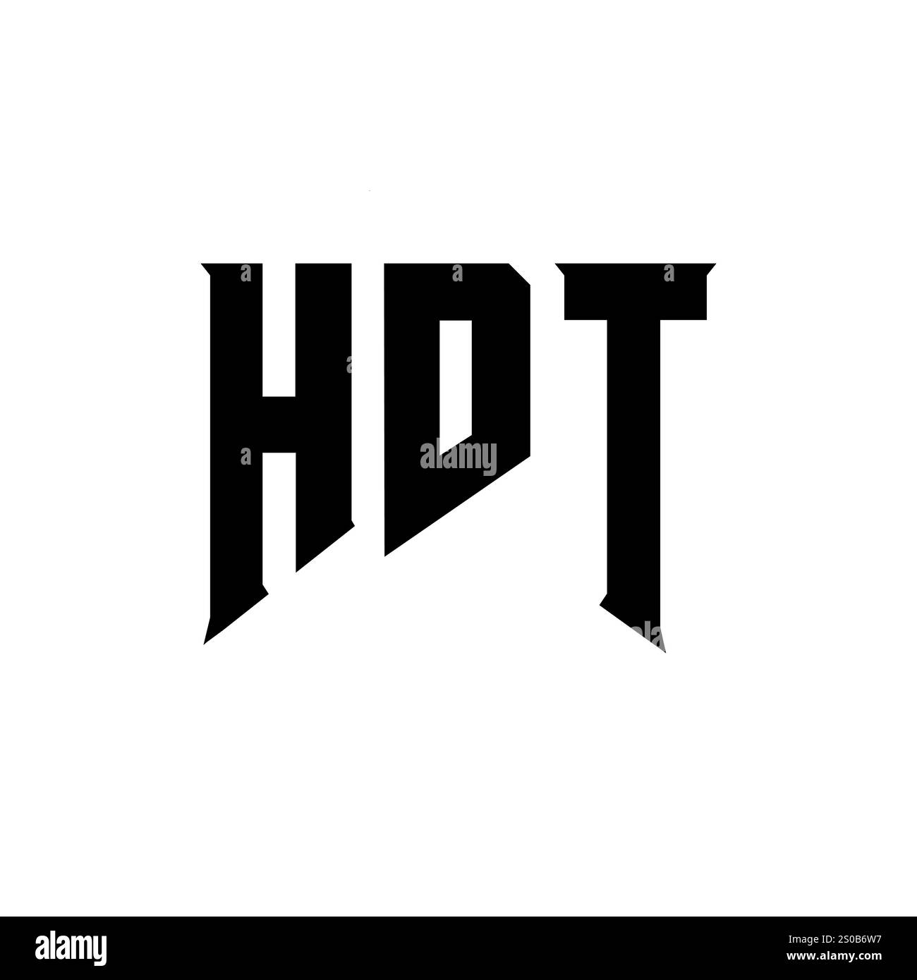 HDT letter logo design for technology company. HDT logo design black ...