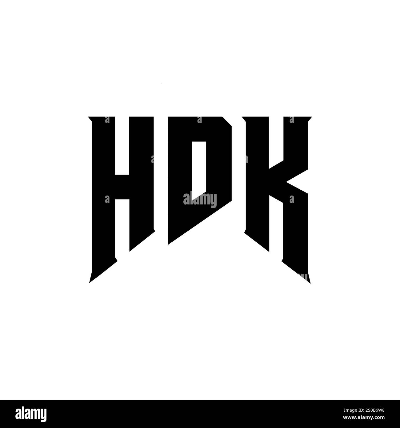 Hdk logo design Stock Vector Images - Alamy