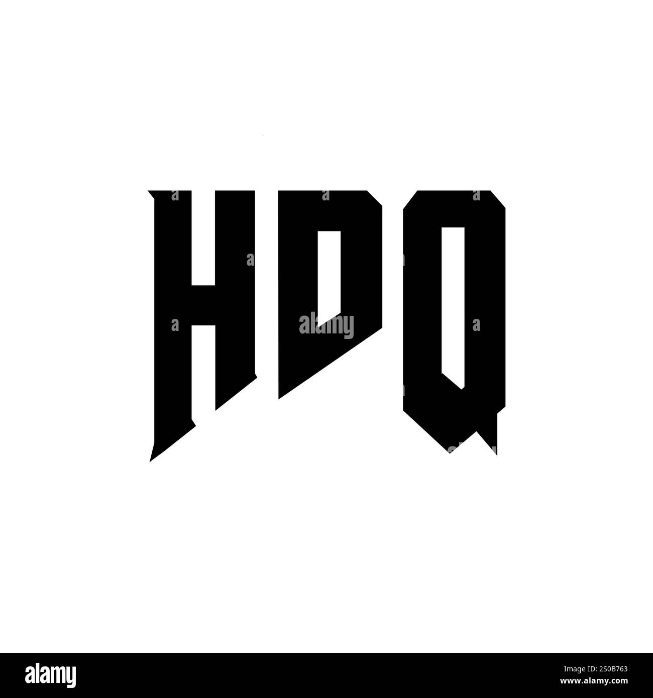 HDQ letter logo design for technology company. HDQ logo design black ...