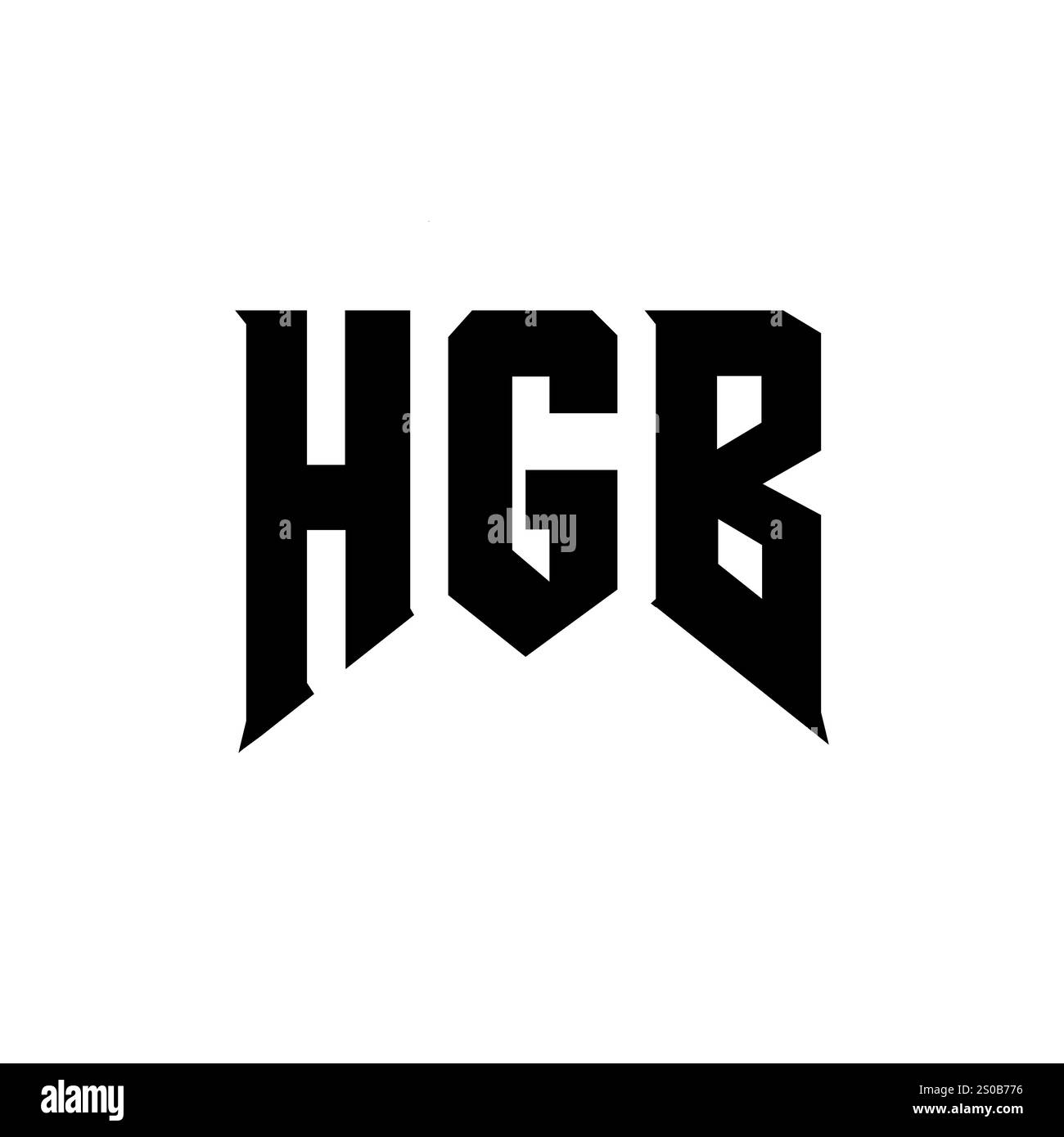 Hgb logo design hi-res stock photography and images - Alamy