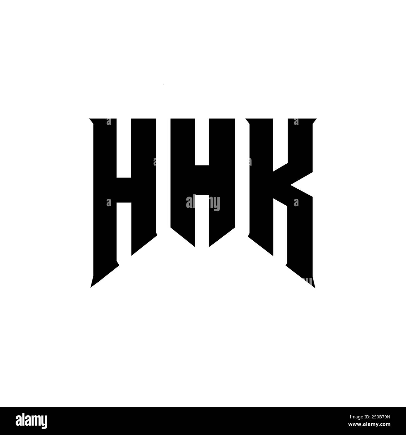 Hhk logo design Stock Vector Images - Alamy
