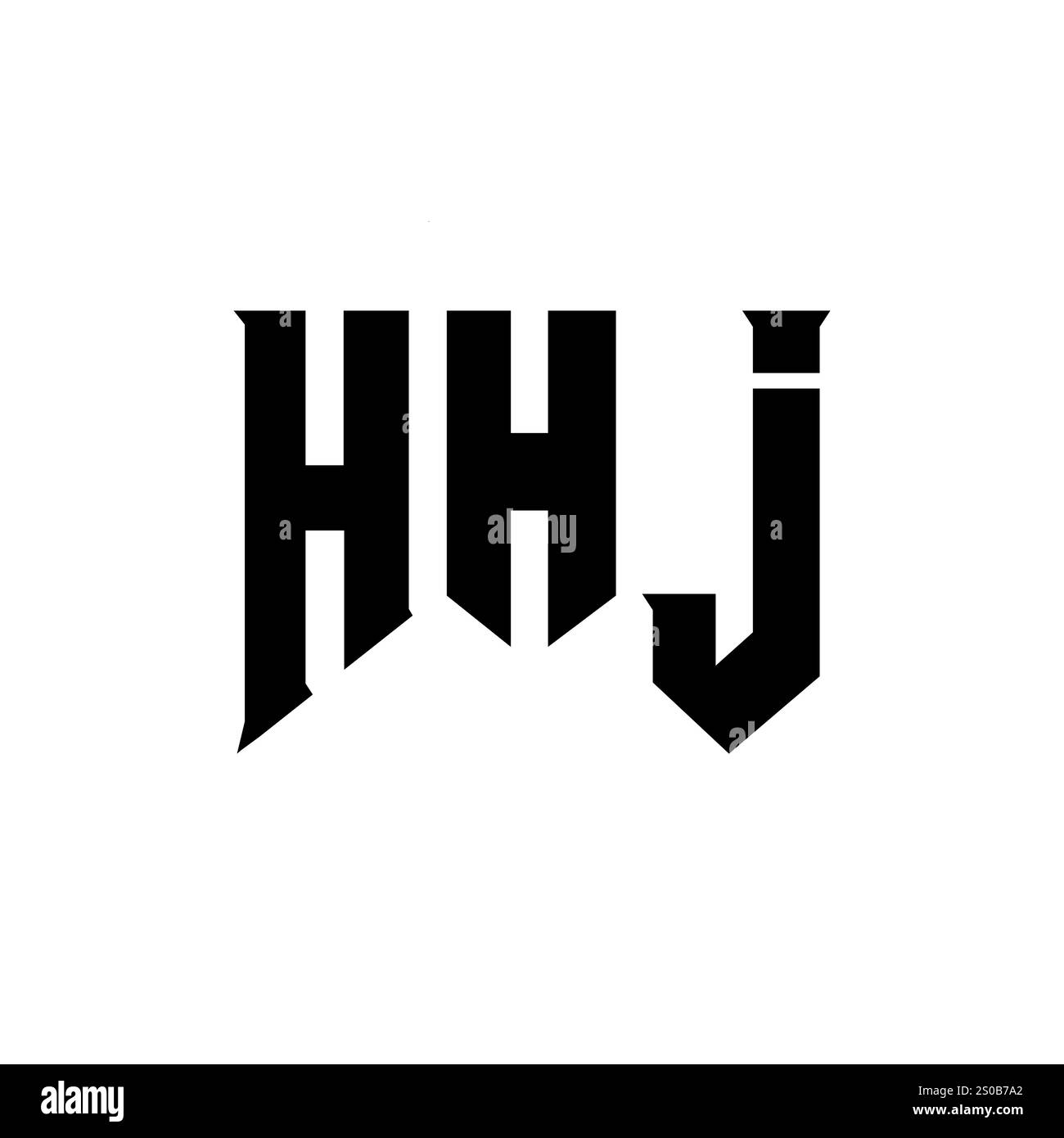 Hhj logo design hi-res stock photography and images - Alamy