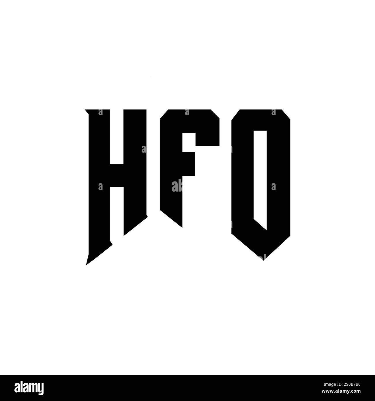 HFO letter logo design for technology company. HFO logo design black ...