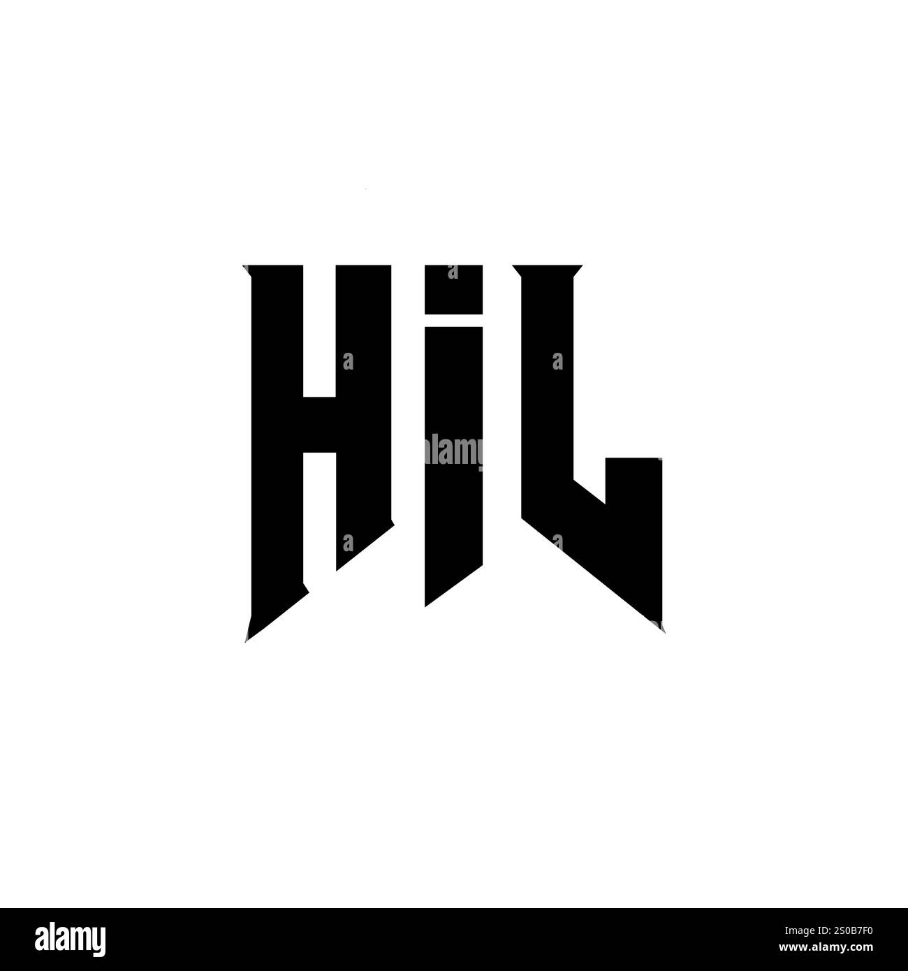HIL letter logo design for technology company. HIL logo design black ...