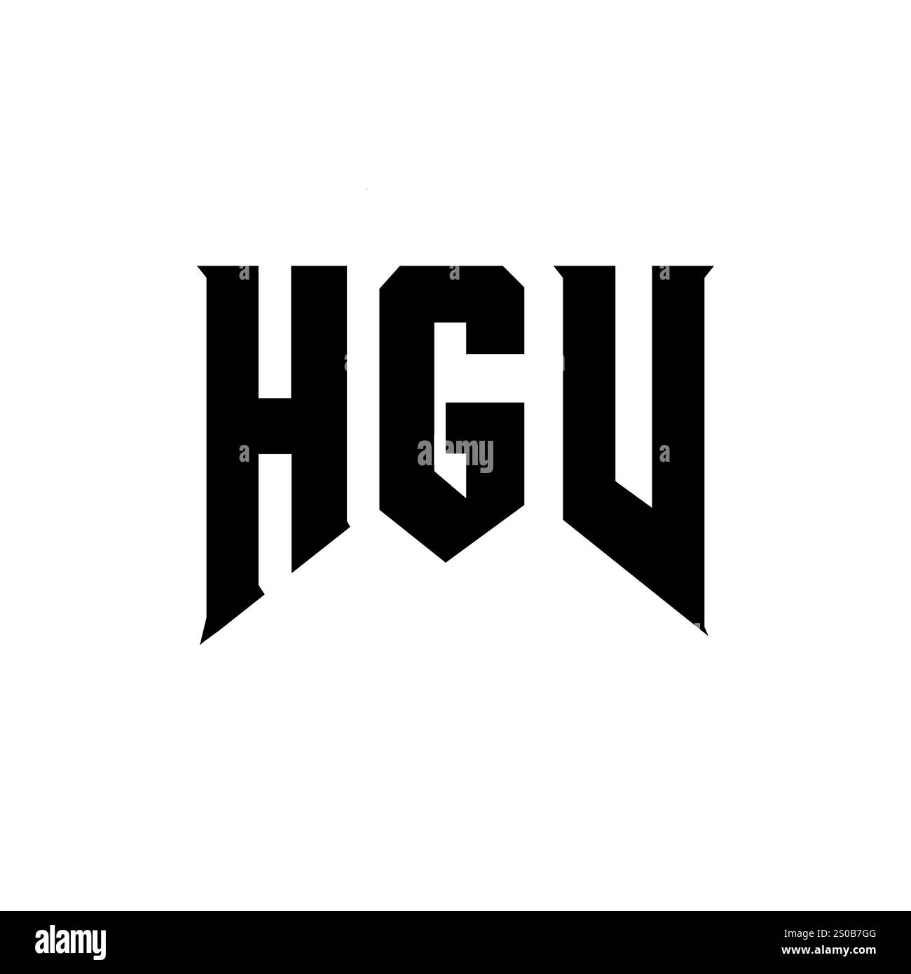HGV letter logo design for technology company. HGV logo design black ...