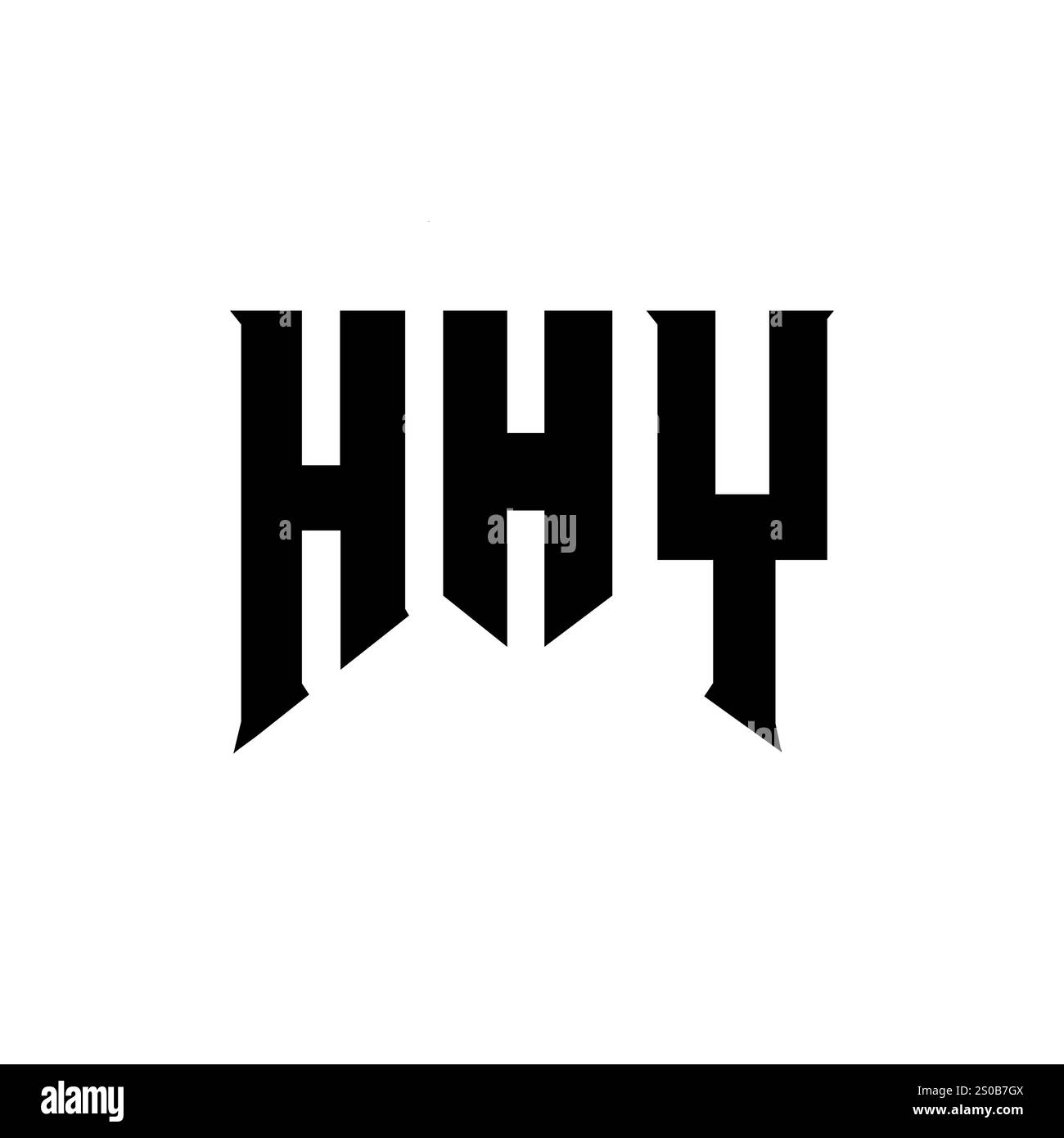 Hhy logo design hi-res stock photography and images - Alamy