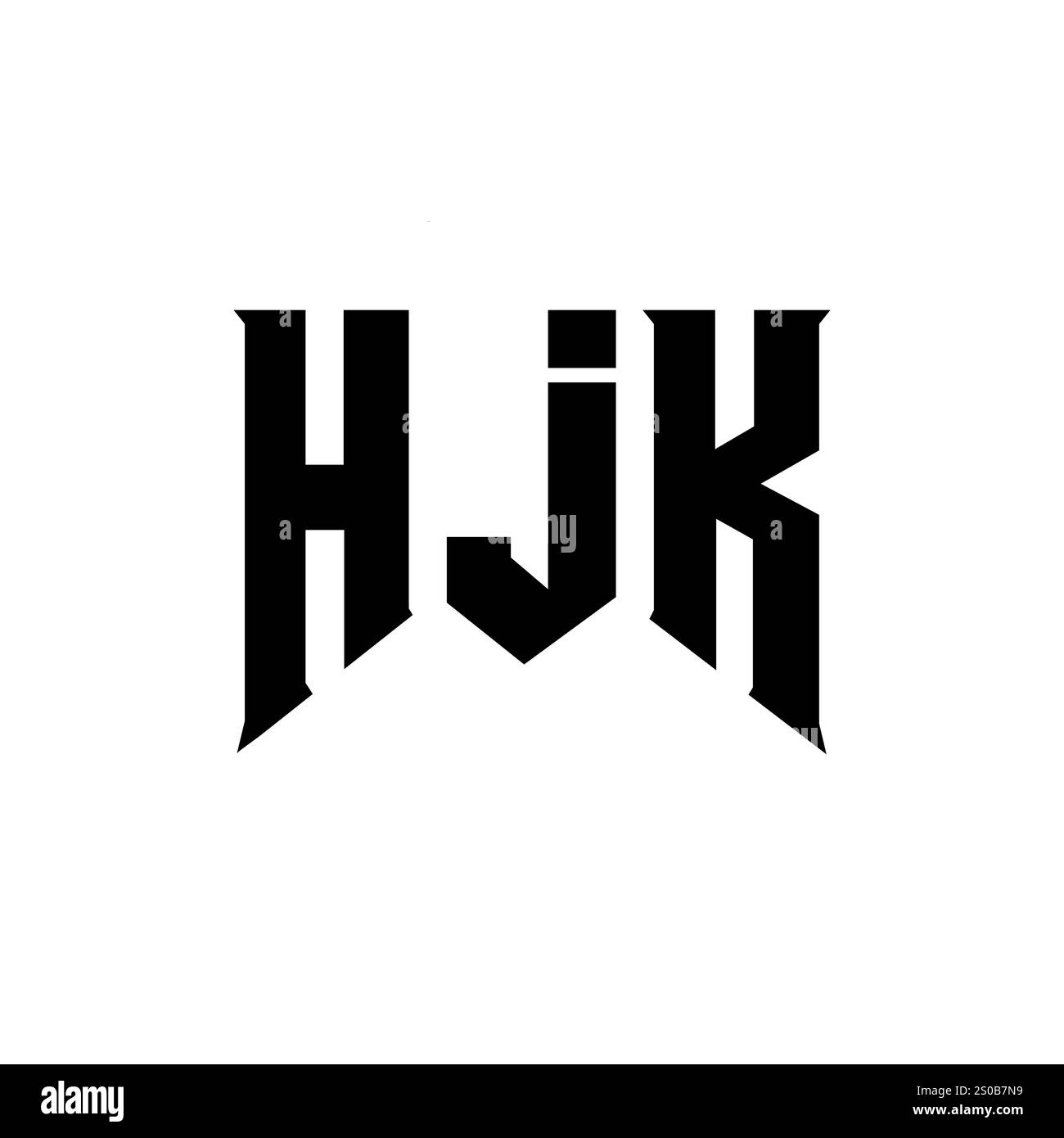 Hjk logo design hi-res stock photography and images - Alamy