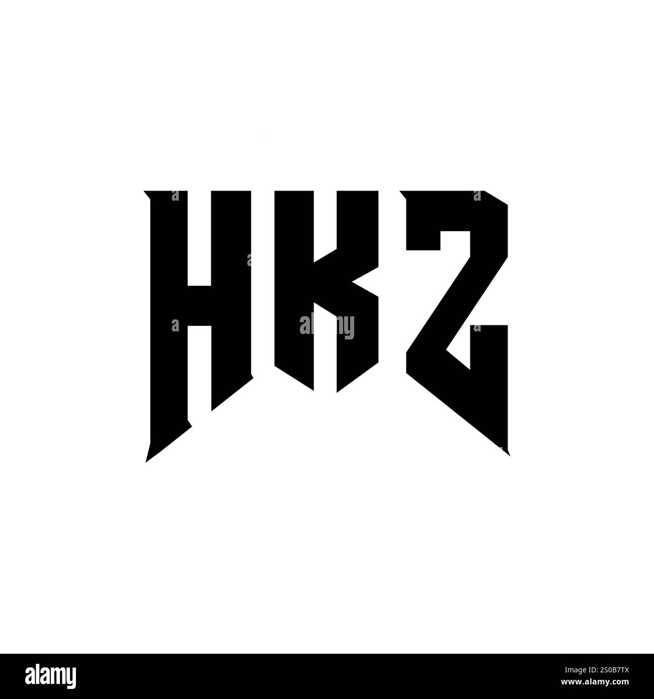 Hkz logo design Black and White Stock Photos & Images - Alamy