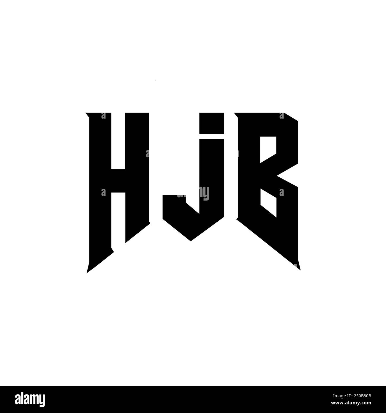 Hjb logo design Stock Vector Images - Alamy