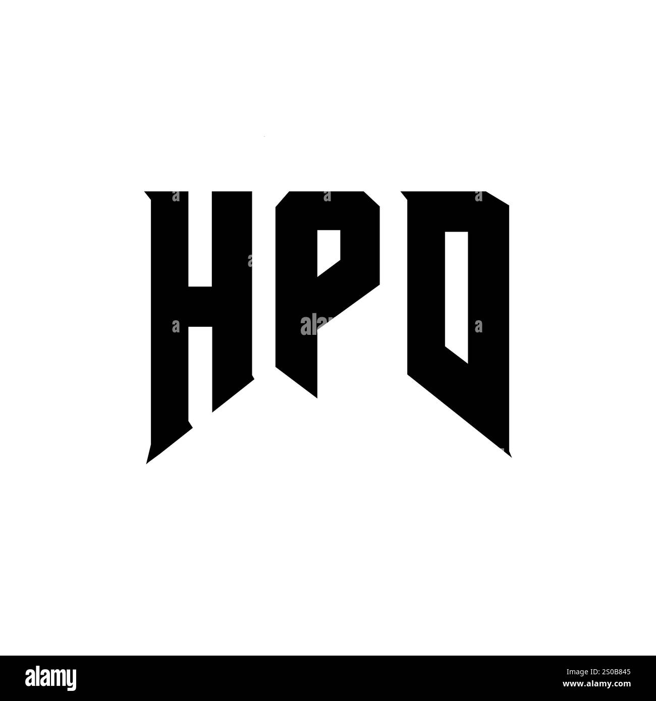 HPD letter logo design for technology company. HPD logo design black ...
