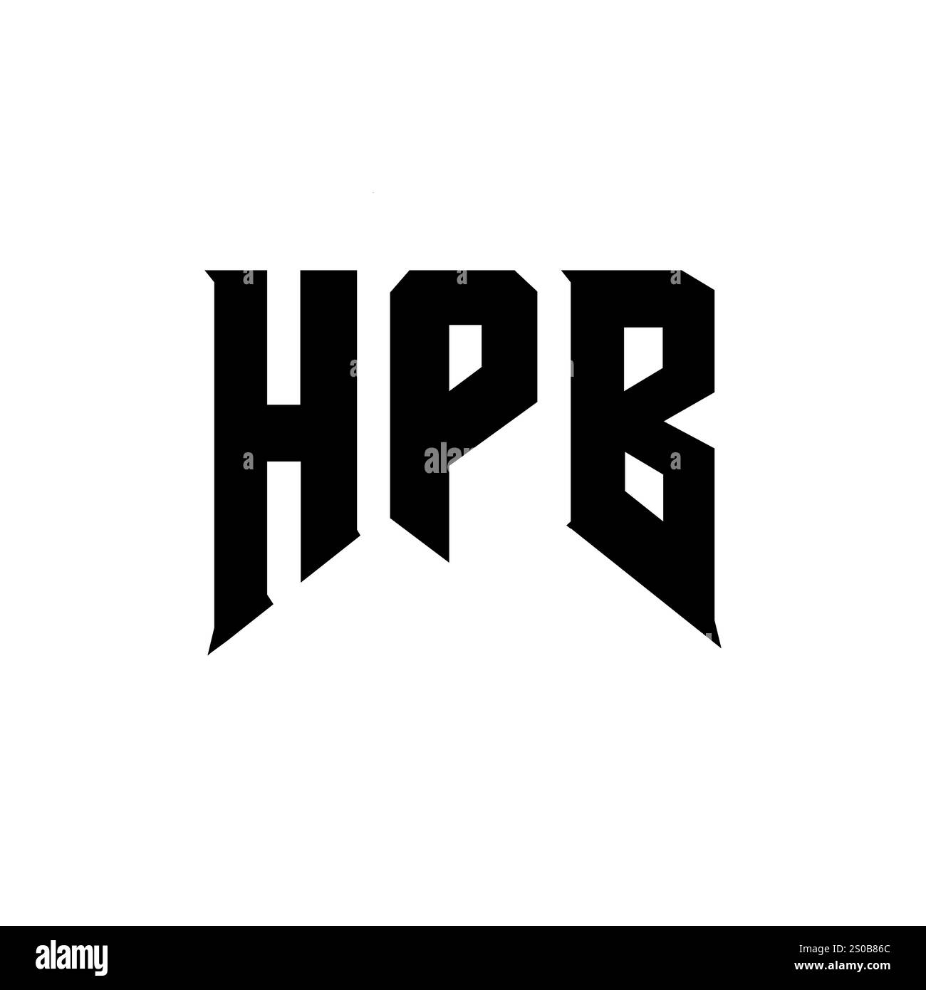 Hpb logo design Cut Out Stock Images & Pictures - Alamy