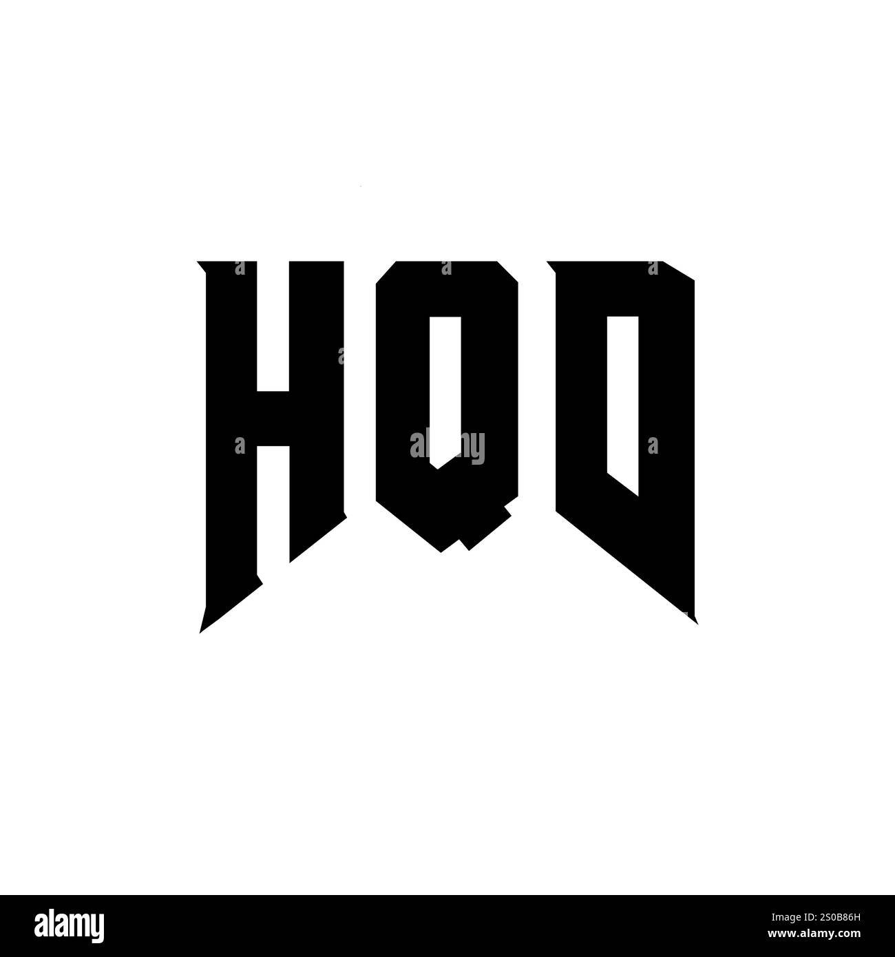 Hqd logo design Stock Vector Images - Alamy