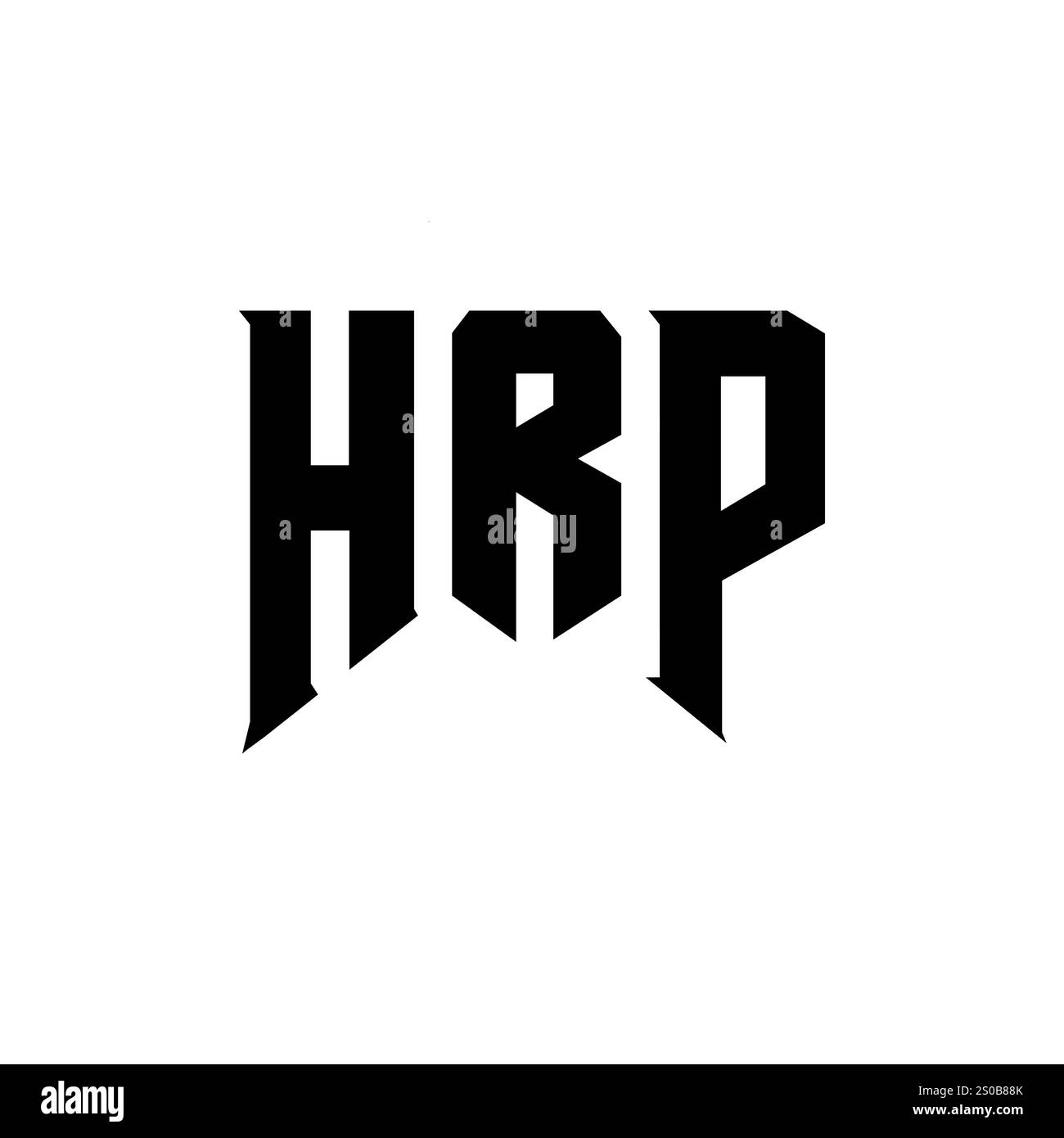 Hrp logo design Stock Vector Images - Alamy