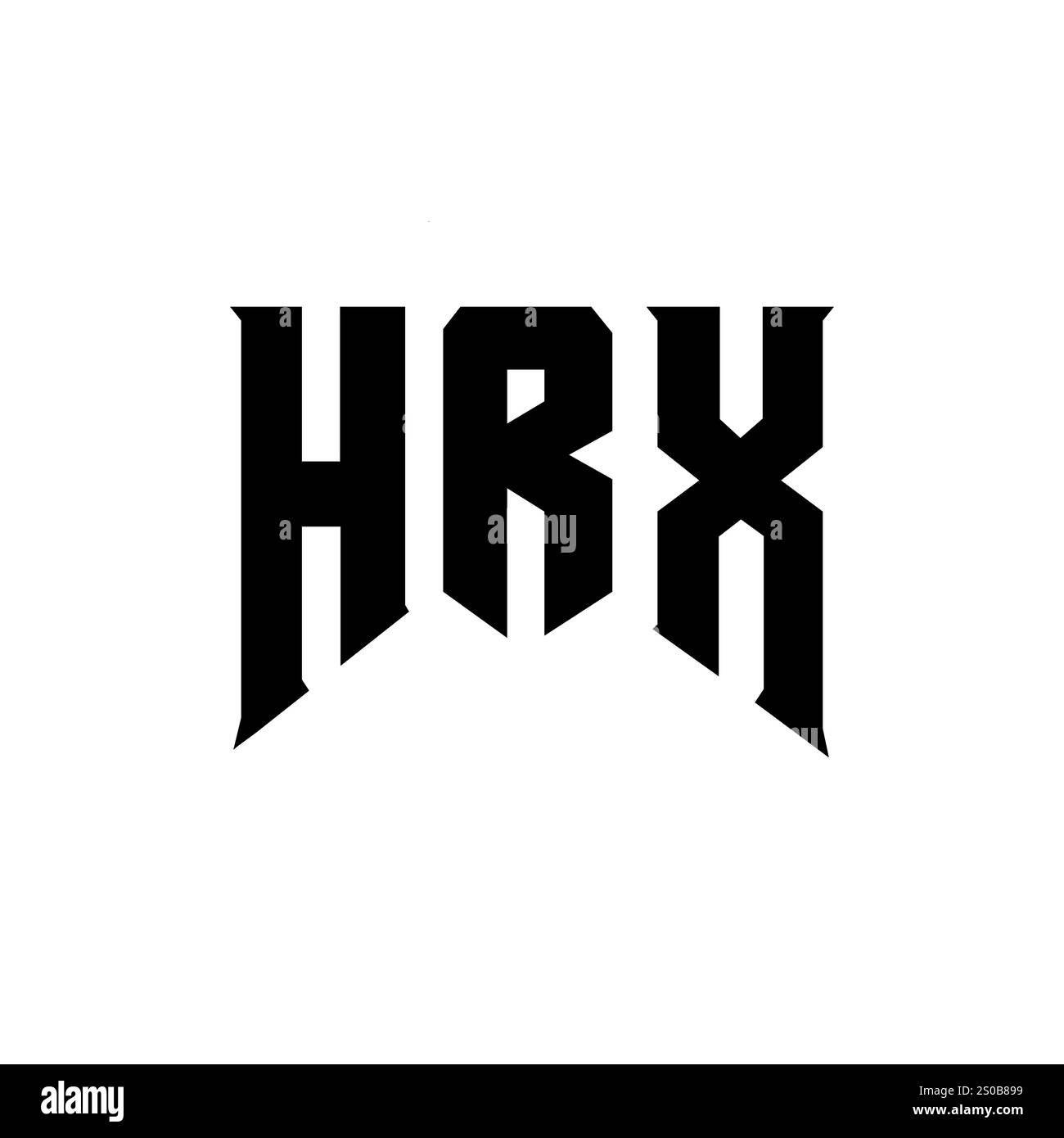 HRX letter logo design for technology company. HRX logo design black ...