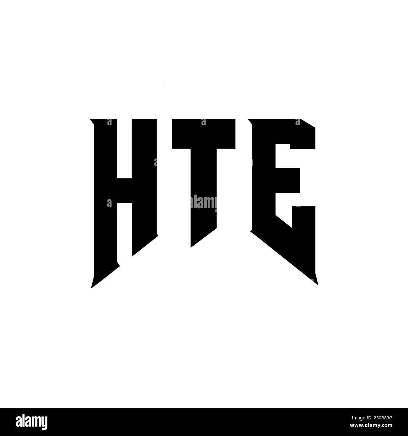 HTE letter logo design for technology company. HTE logo design black ...