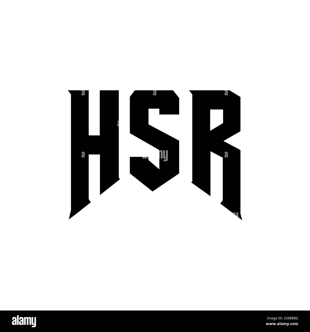 Hsr logo design Stock Vector Images - Alamy