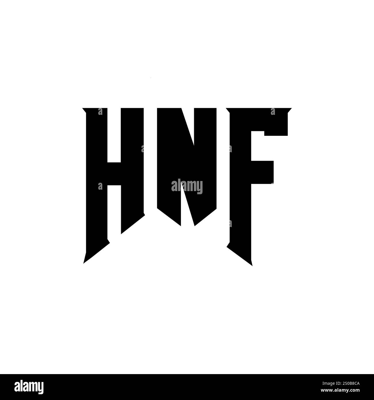 Hnf logo design hi-res stock photography and images - Alamy
