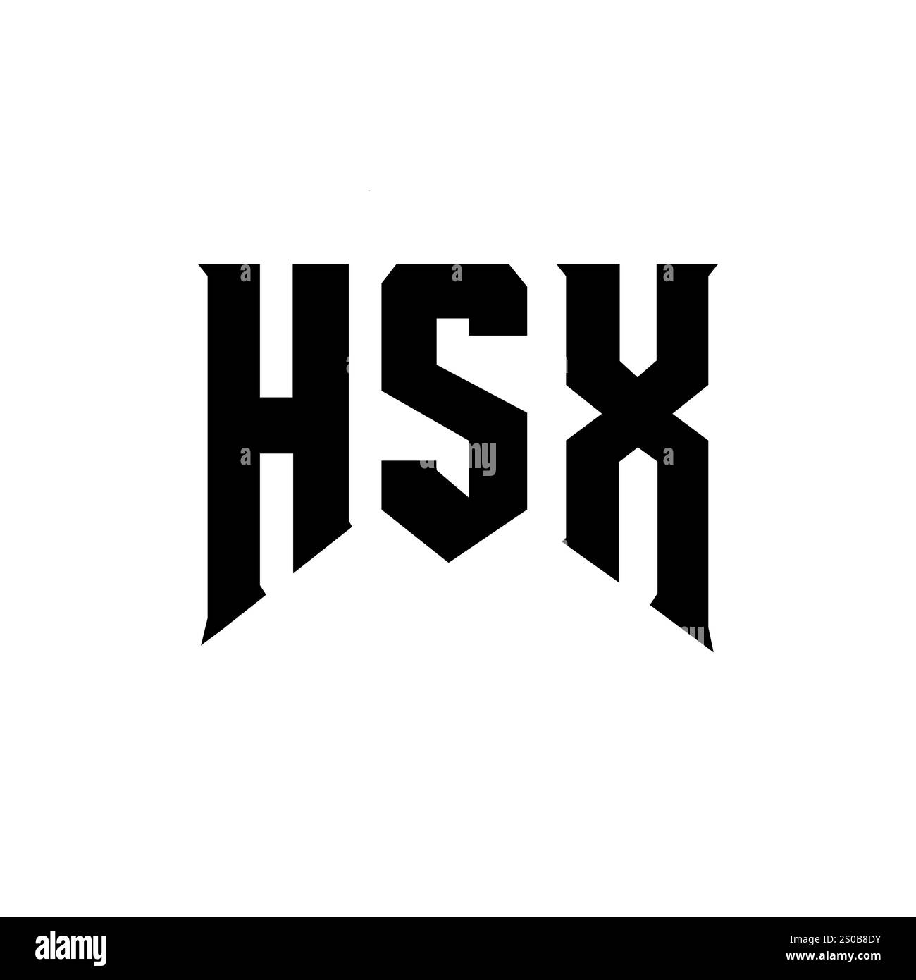 Hsx logo design hi-res stock photography and images - Alamy