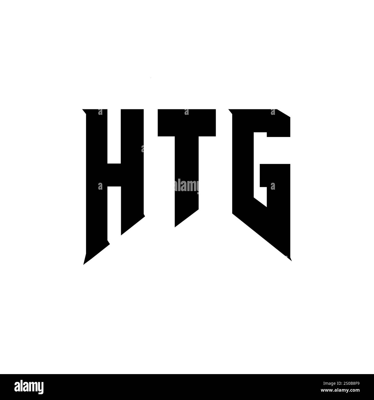 HTG letter logo design for technology company. HTG logo design black ...