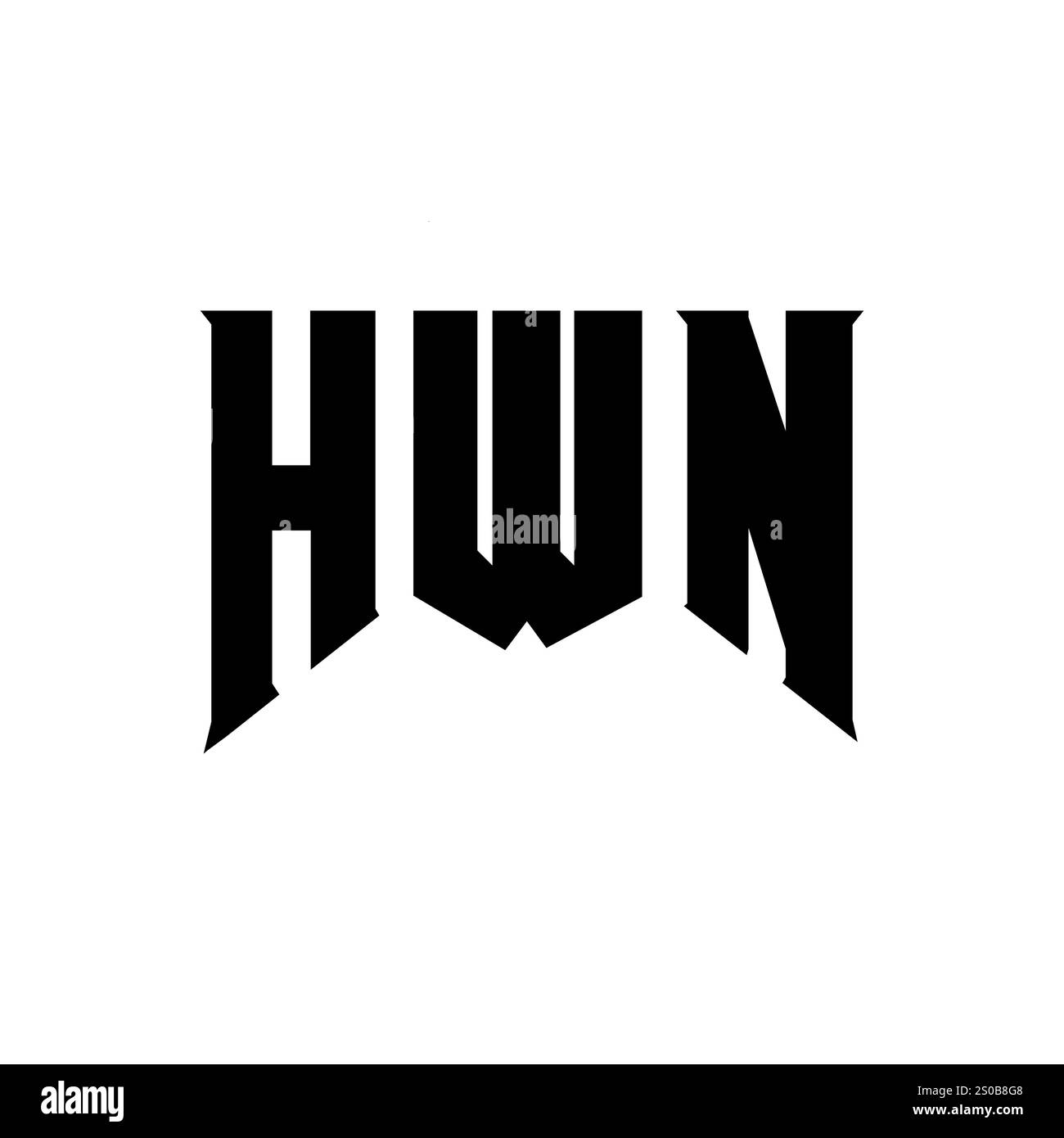 Hwn logo design hi-res stock photography and images - Alamy