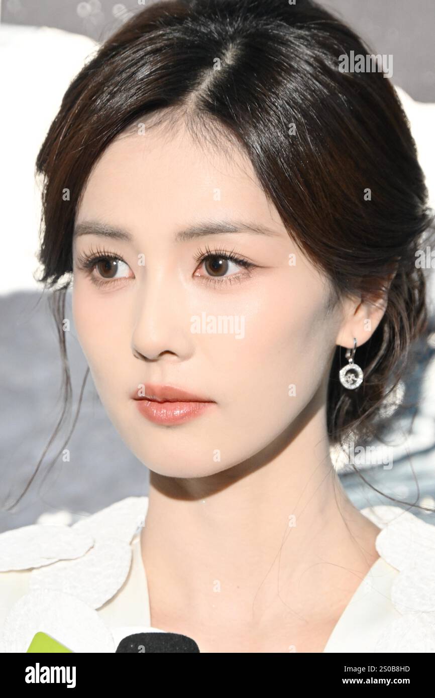Chinese actress, model and singer Bai Lu unveils her wax likeness at ...