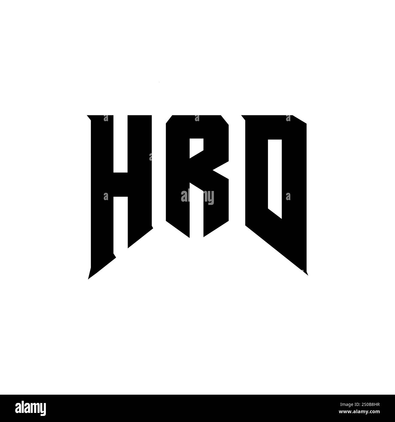 HRD letter logo design for technology company. HRD logo design black ...