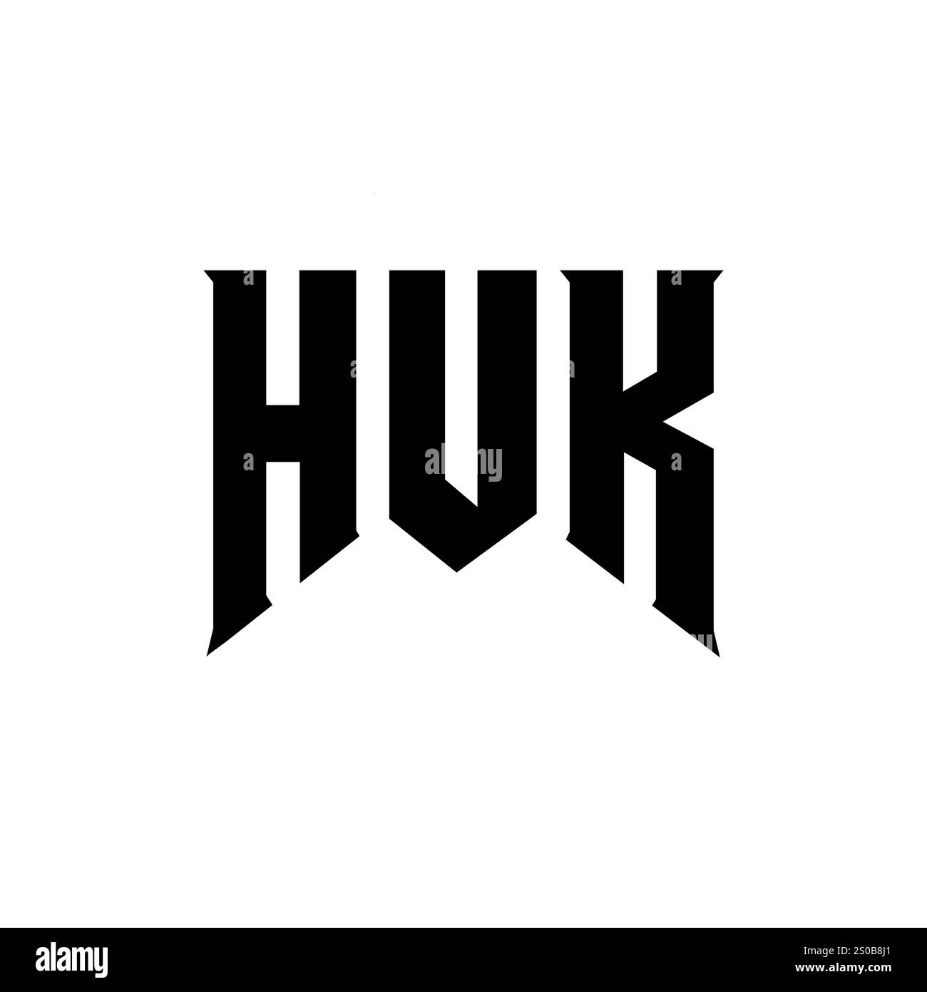 HVK letter logo design for technology company. HVK logo design black ...