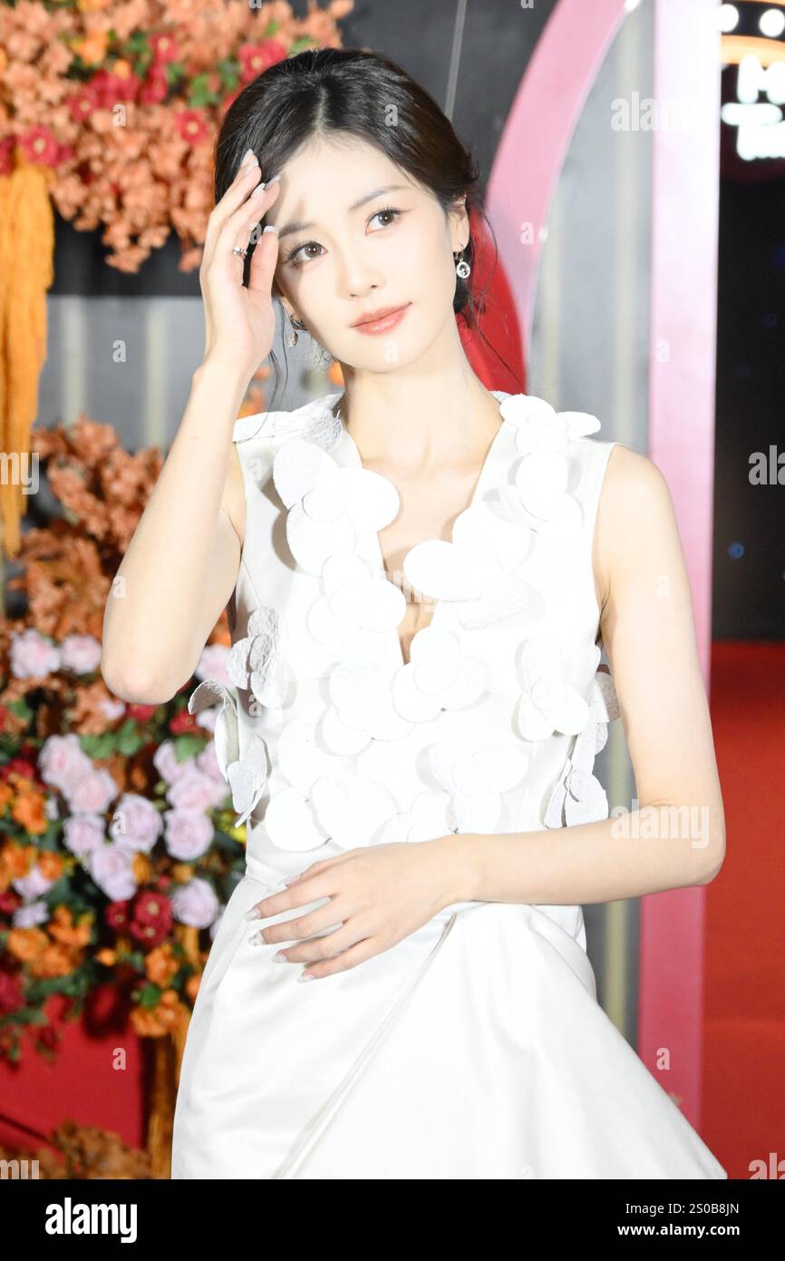 Chinese actress, model and singer Bai Lu unveils her wax likeness at ...