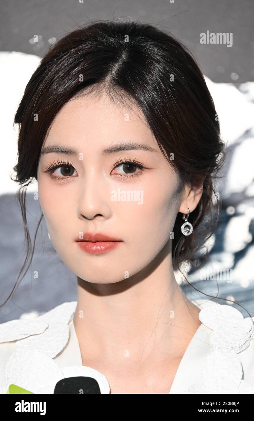 Chinese actress, model and singer Bai Lu unveils her wax likeness at ...