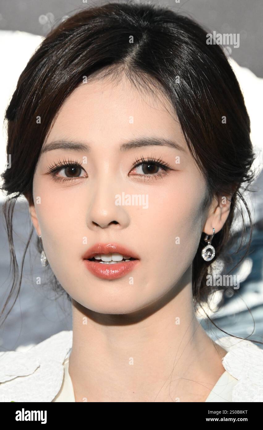 Chinese actress, model and singer Bai Lu unveils her wax likeness at ...