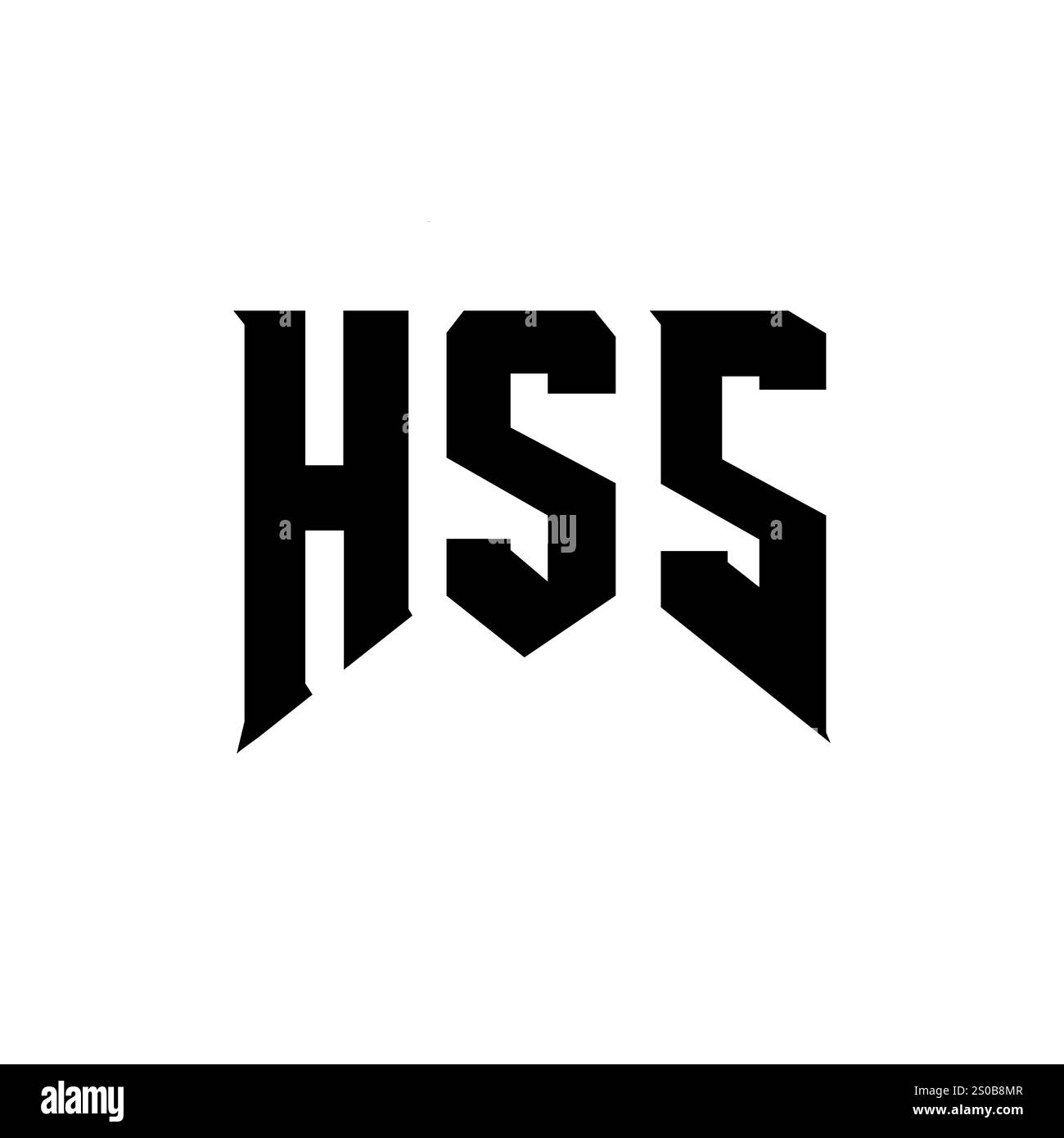 Hss logo design Stock Vector Images - Alamy