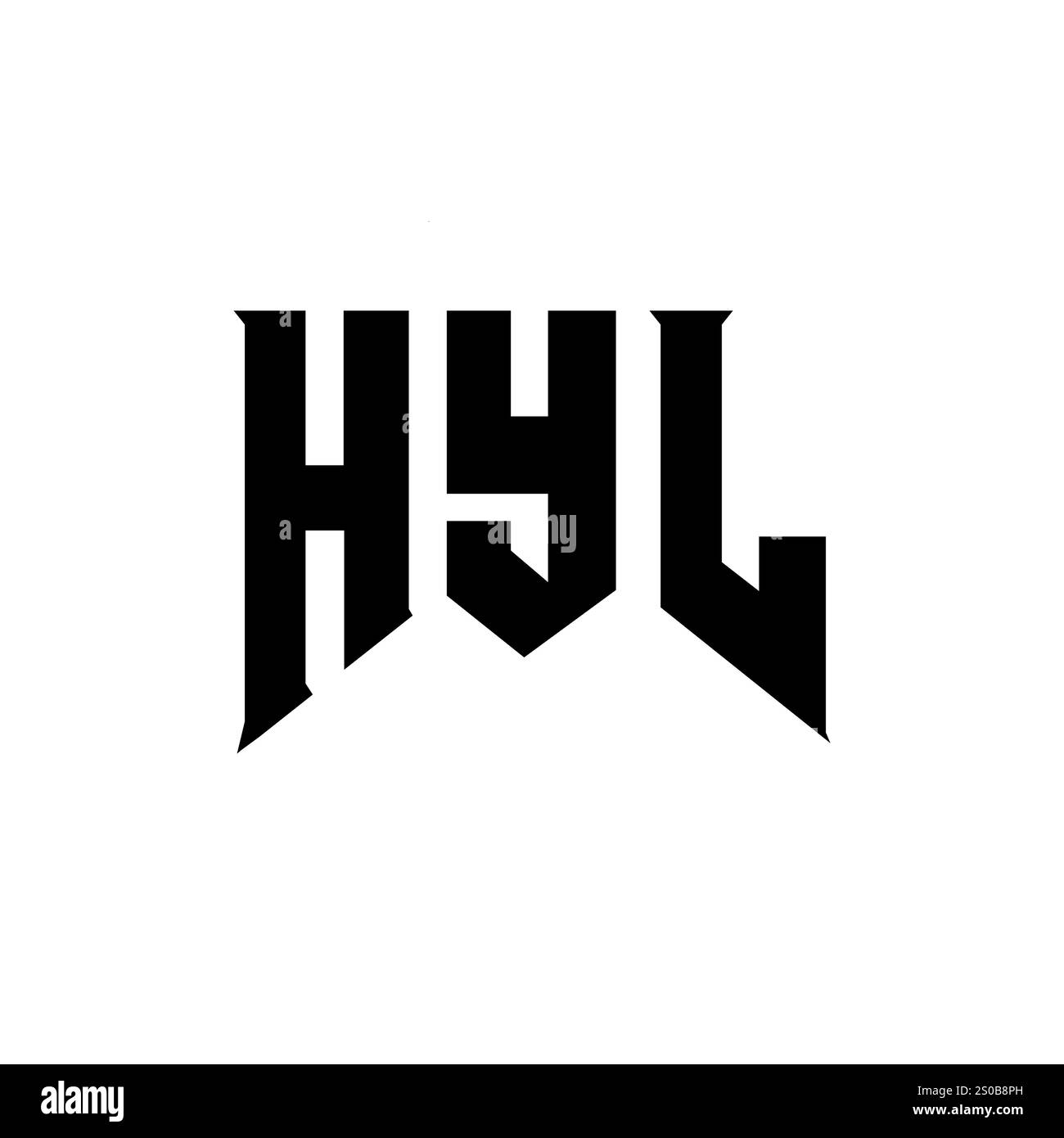 Hyl logo design hi-res stock photography and images - Alamy