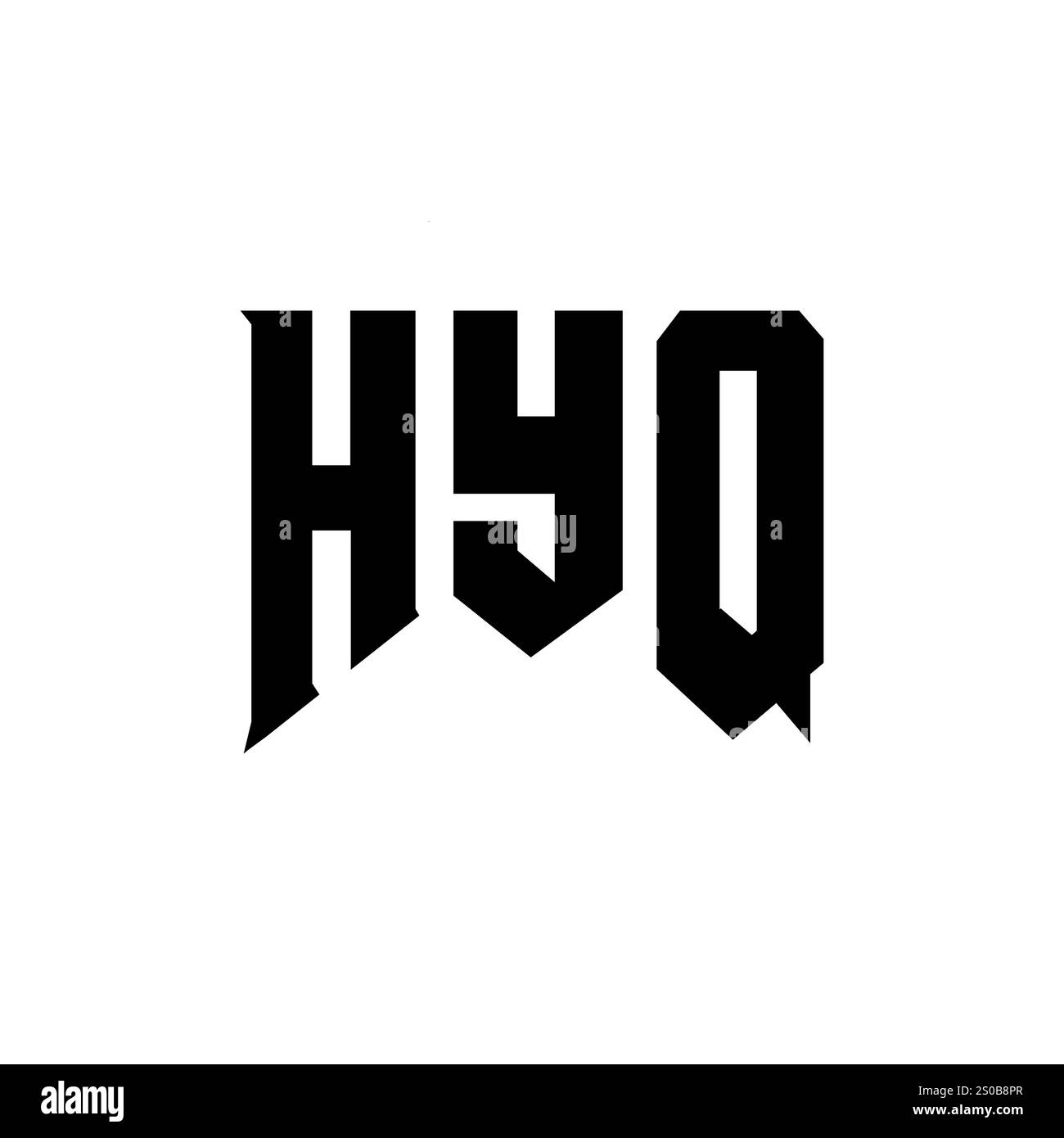 Hyq logo design hi-res stock photography and images - Alamy