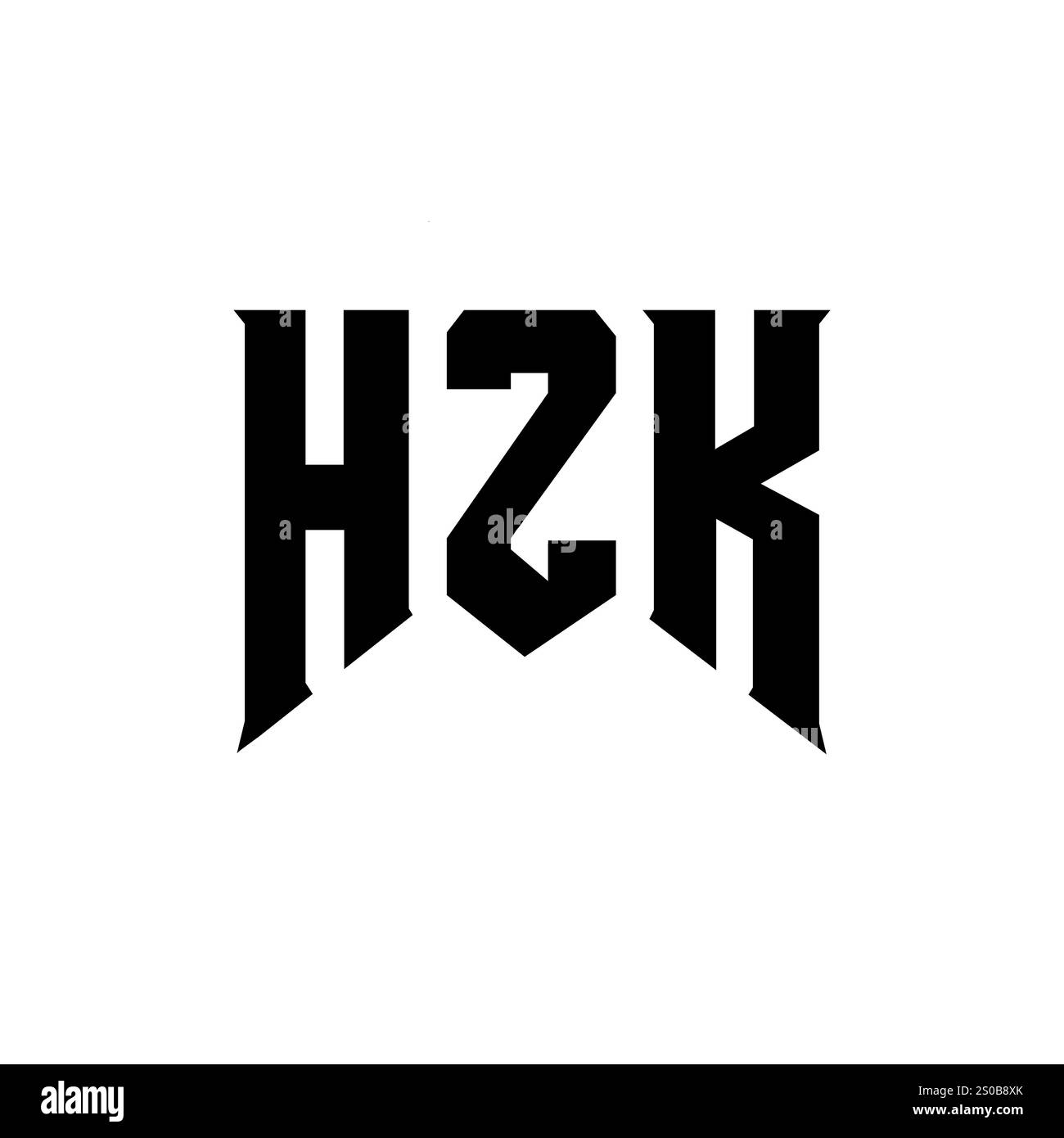 Hzk logo design hi-res stock photography and images - Alamy