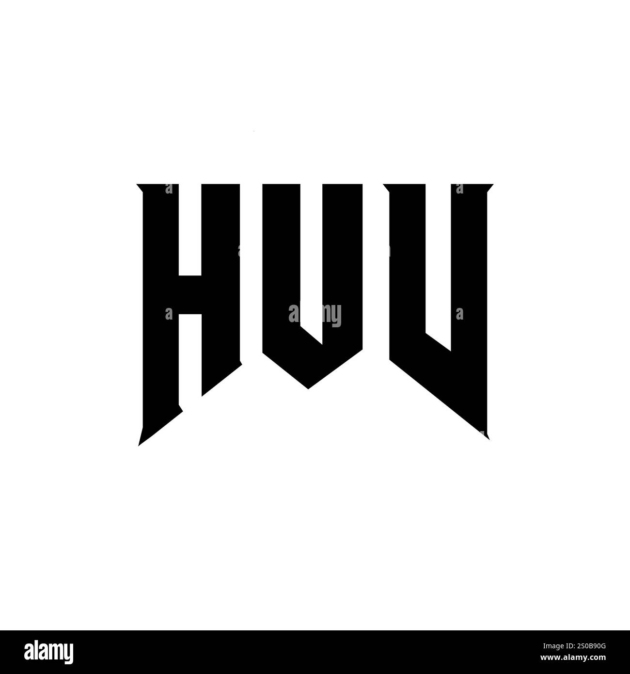 HVV letter logo design for technology company. HVV logo design black ...