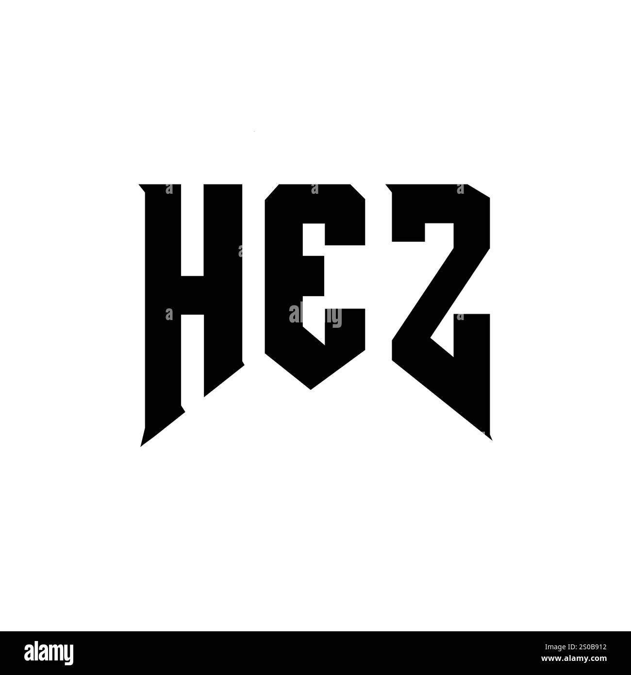 Hez logo design hi-res stock photography and images - Alamy