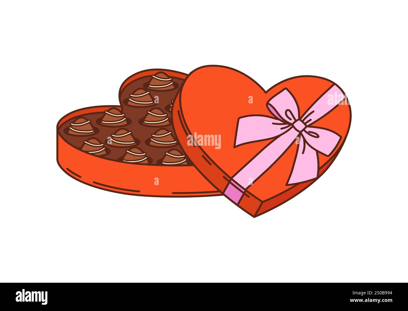 Luxurious chocolates Stock Vector Images - Alamy
