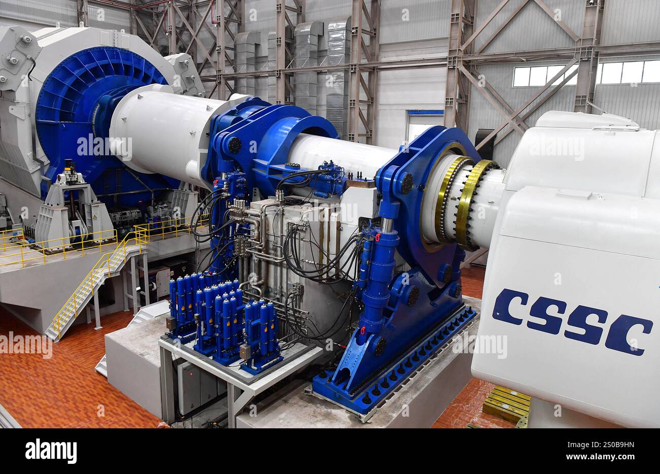 Offshore wind power research and testing base transmission chain hi-res ...