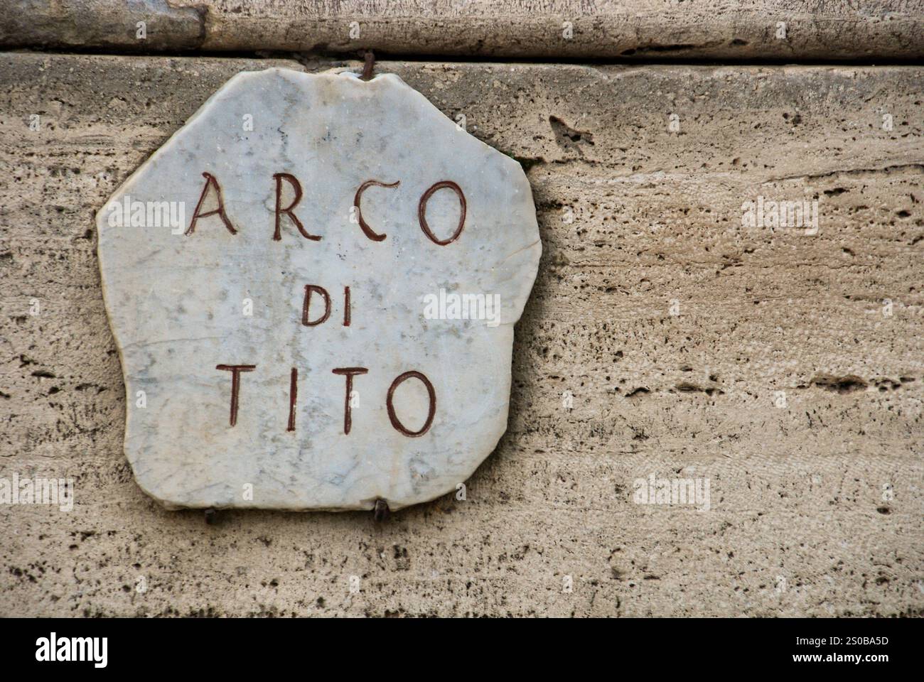 Arch of Titus (Arco di Tito) in Rome, Italy Stock Photo - Alamy