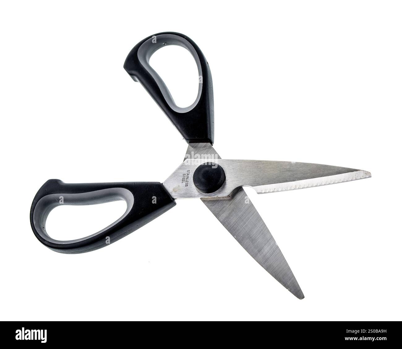 steel scissors isolate Stock Photo - Alamy