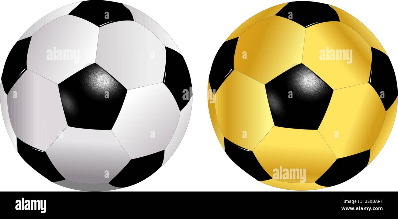 Two tone soccer ball colors hi-res stock photography and images - Alamy
