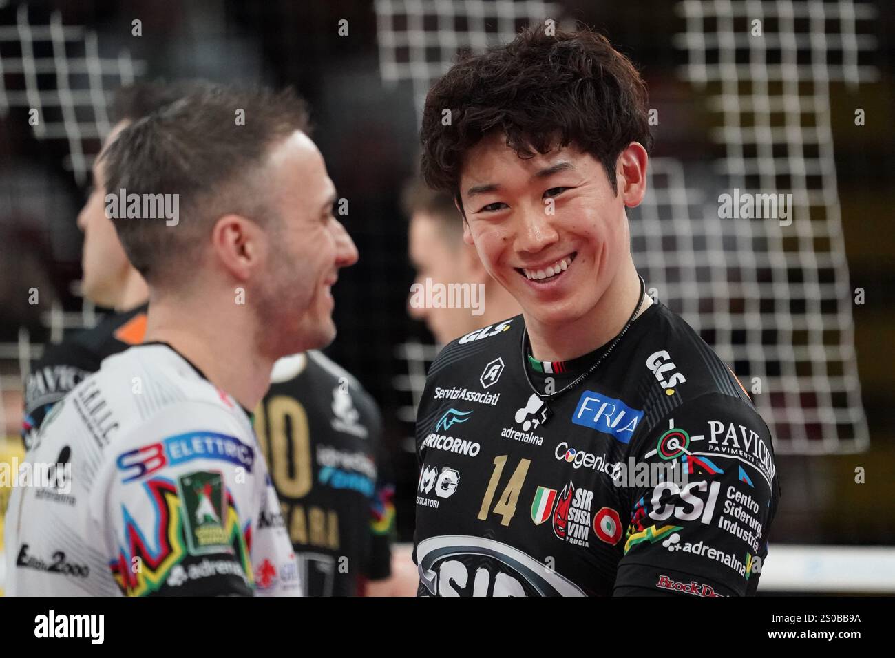 ishikawa yuki (n.14 Sir susa vim perugia) massimo colaci (sir susa vim perugia) during Sir Susa ...