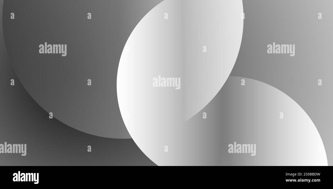 Modern Style Background, Header or Banner Design with Large Grey ...