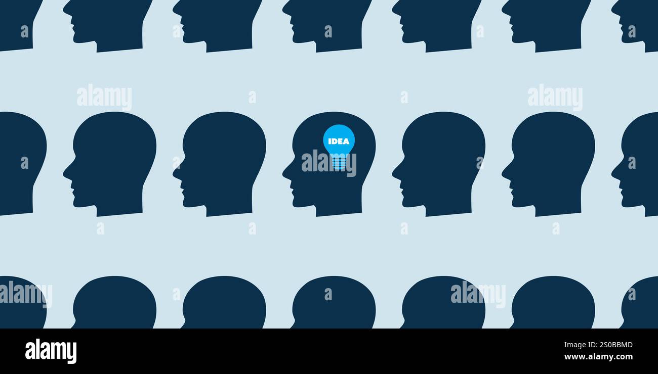 New Possibilities, Ideas - Vector Illustration of Idea Concept - Lots ...