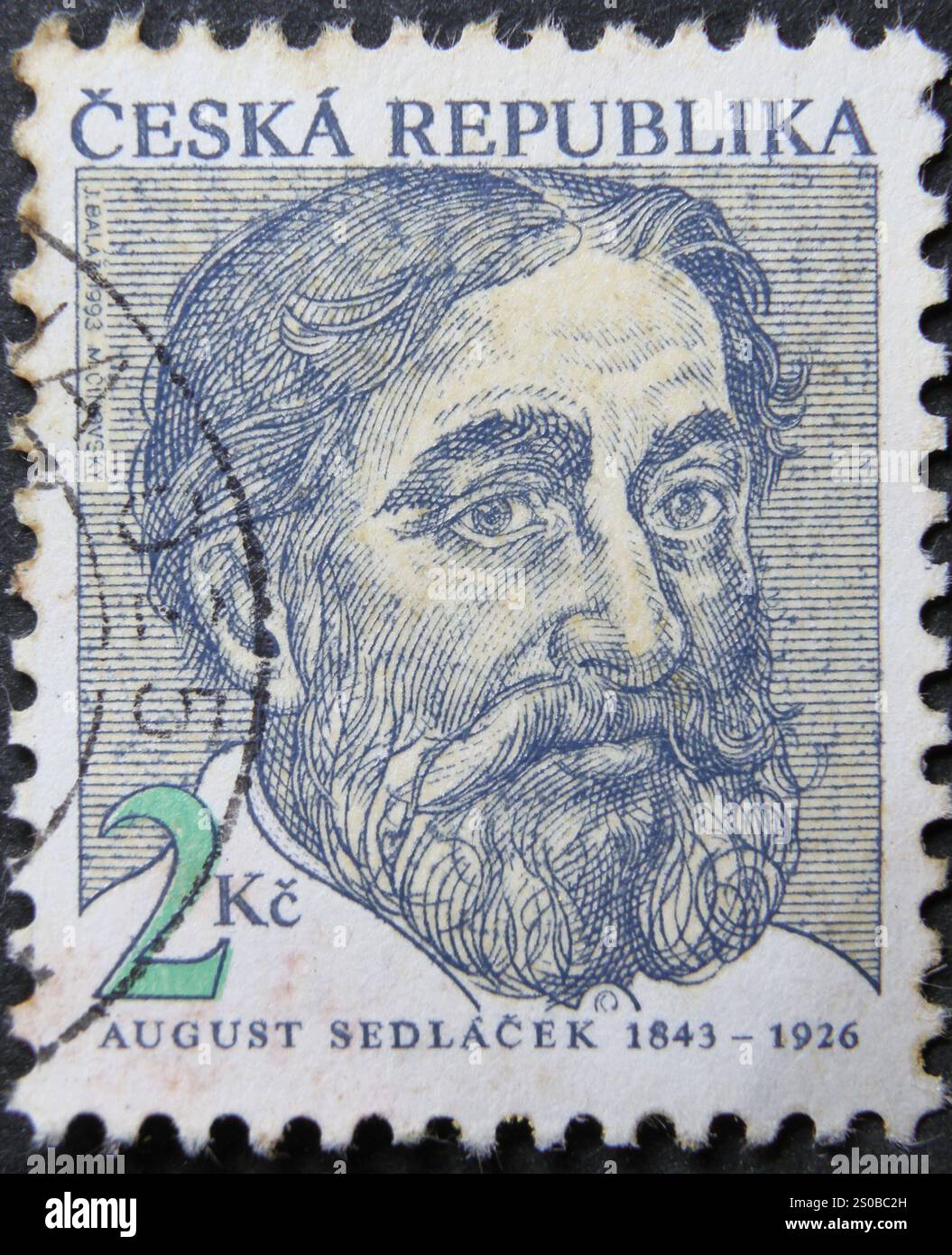 ISTANBUL, TURKEY - JANUARY 24, 2021: Czech Republic stamp shows August ...