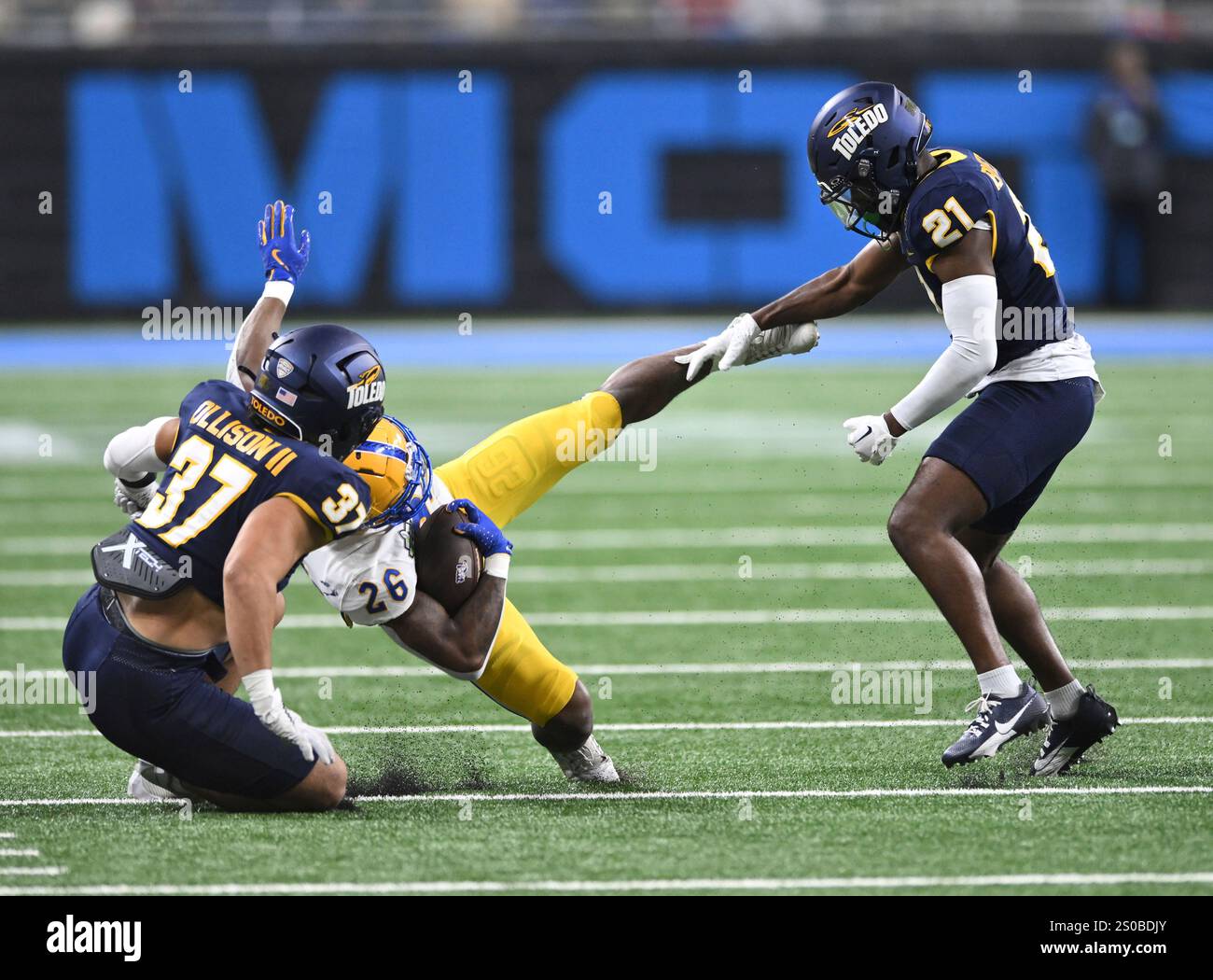 December 26, 2024, Detroit, Michigan, U.S: Toledo Defensive Linebacker ...