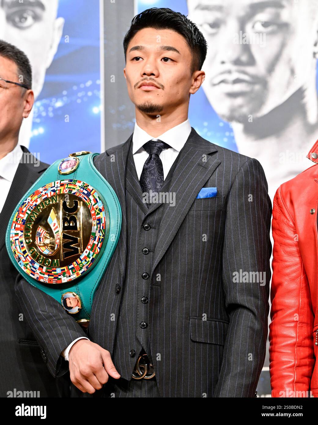 Junto Nakatani, WBC bantamweight champion of Japan attends a press ...