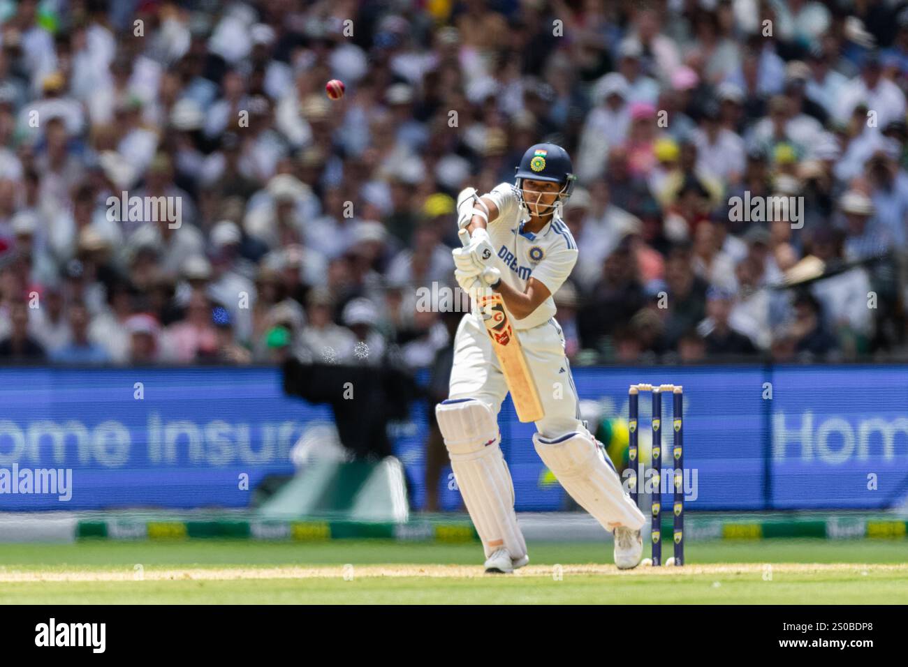 Melbourne, Australia, 27 December, 2024. Yashasvi Jaiswal of India ...