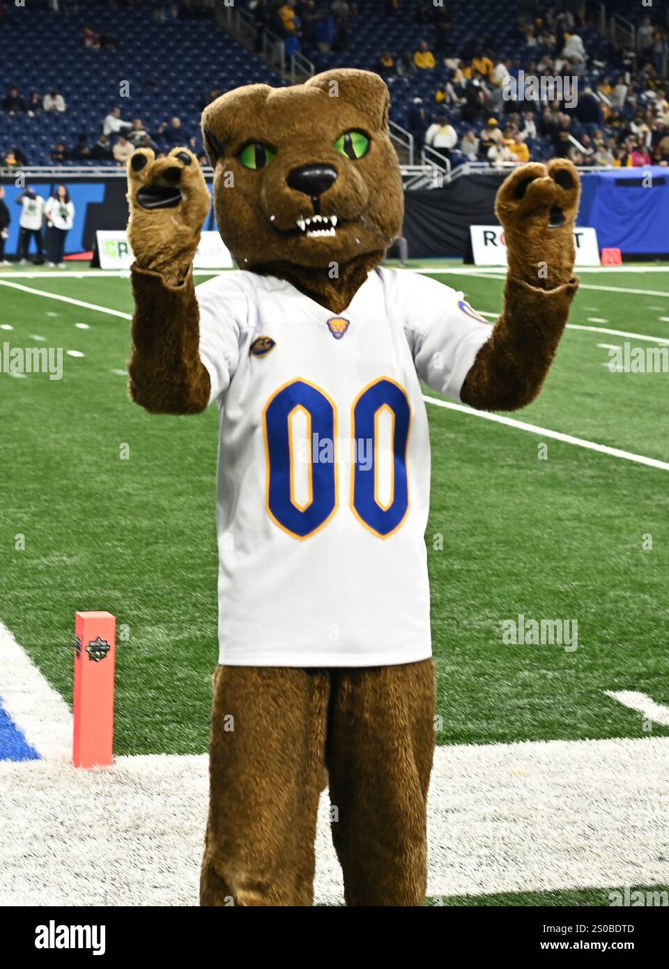 December 26, 2024, Detroit, Michigan, U.S: Pitt Mascot during a game ...