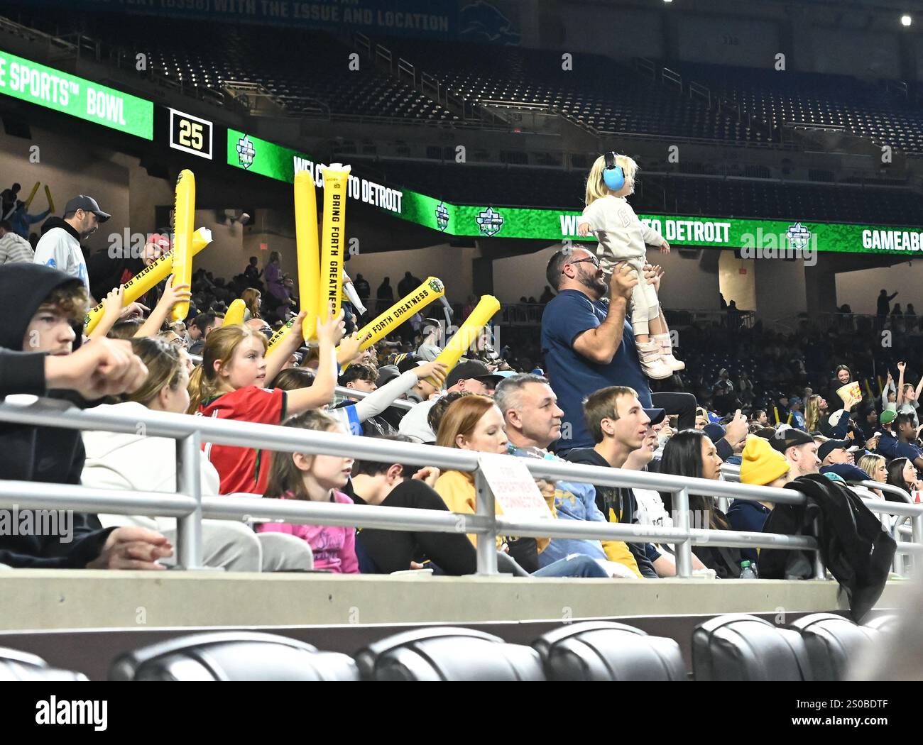 Detroit, Michigan, USA. 26th Dec, 2024. Fans during a game between ...